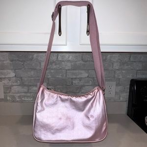 Kipling | Bags | Kipling Metallic Pink Crossbody Purse Bag With Mallory ...